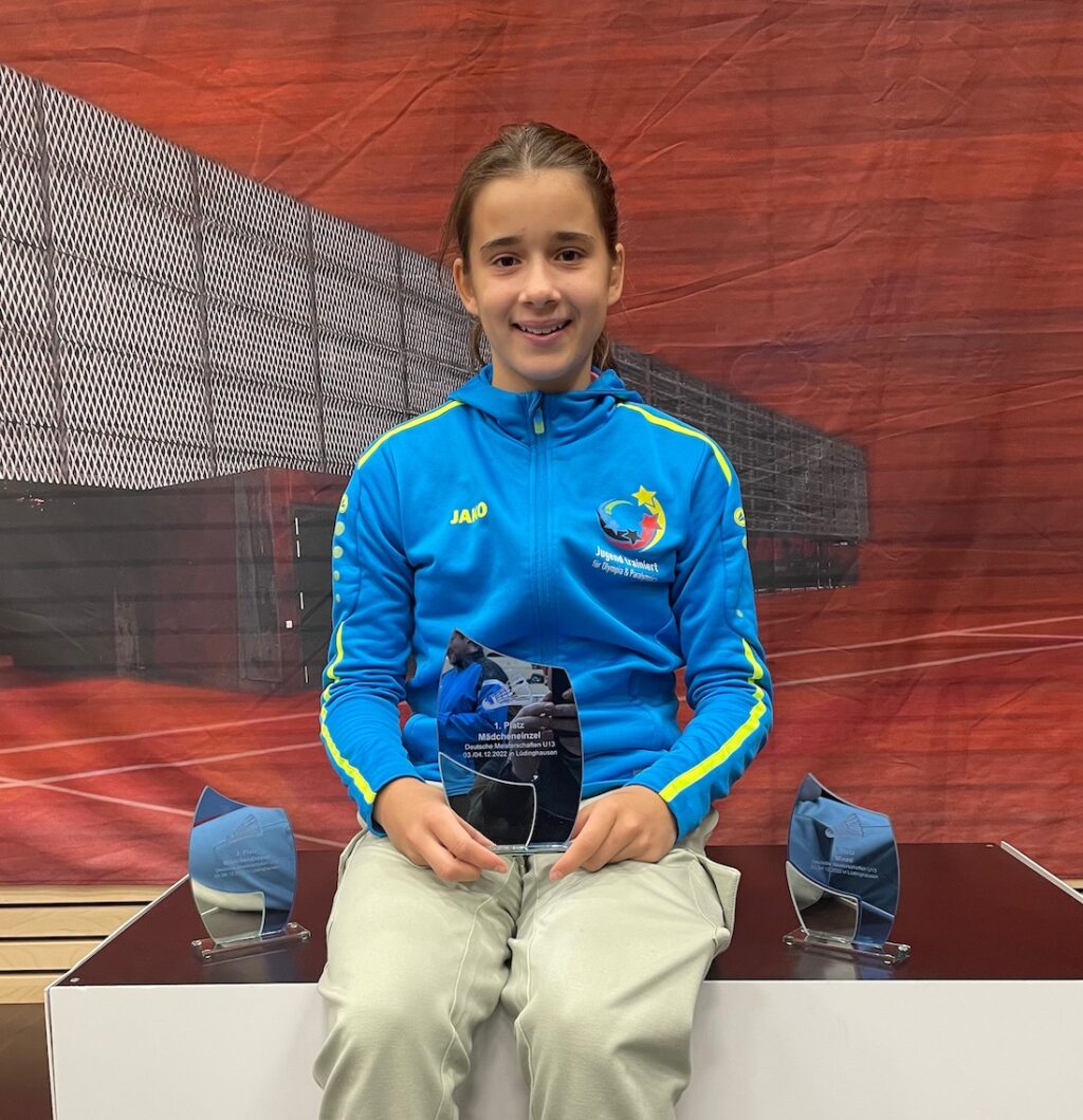 Jule Meinhardt ist Deutsche U13 Meisterin im Badminton - Staatliches ...